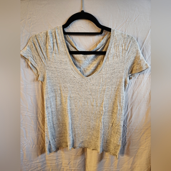 J. Crew | Tops | J Crew Linen Tee | Poshmark